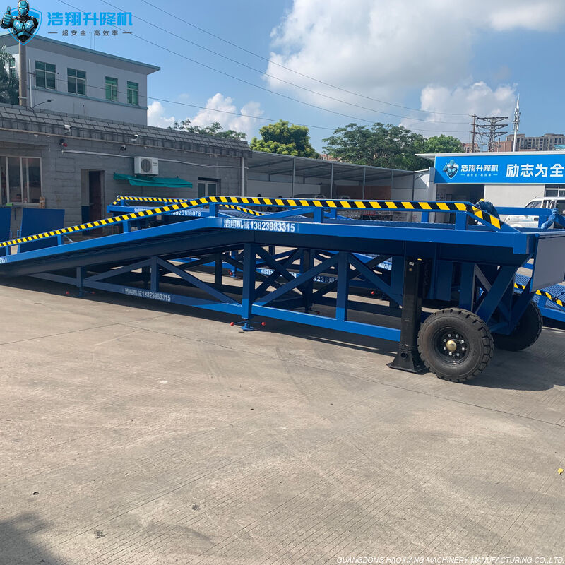 Movable Loading Ramp Forklift Dock Portable Boarding Bridge 8 Ton-15 Ton