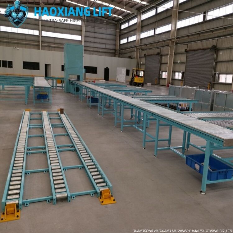 Stainless Steel Gravity Roller Conveyor - 500kg Food Grade Warehouse ...