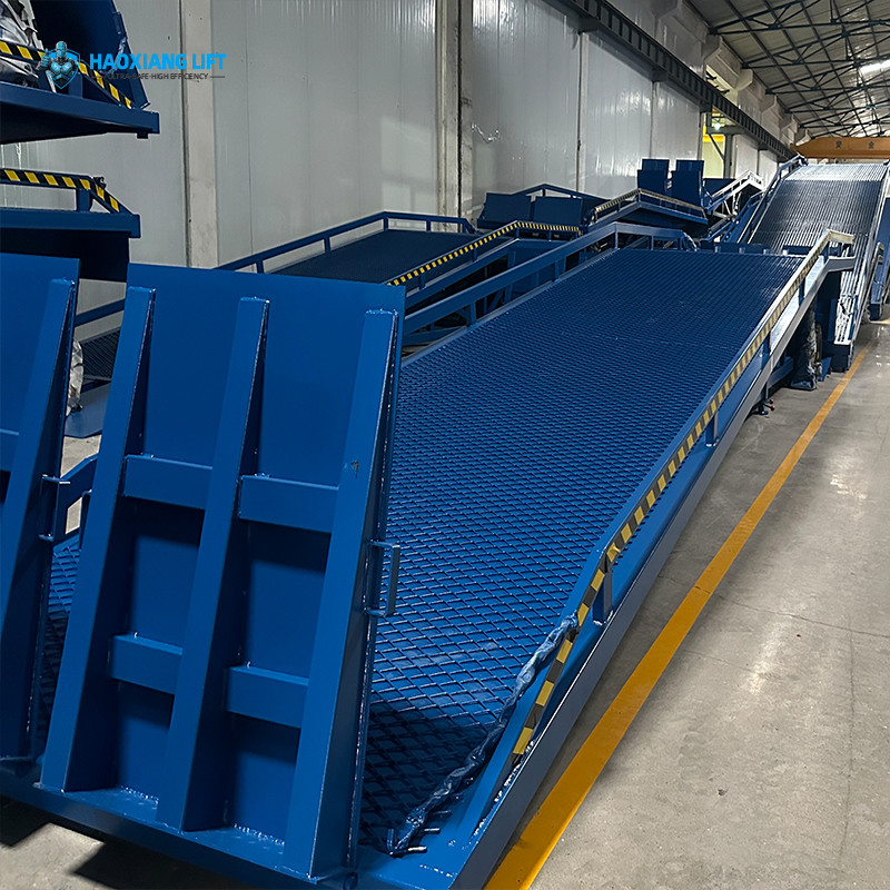 Rampa portátil para montacargas con plataforma dentada para descarga de ...