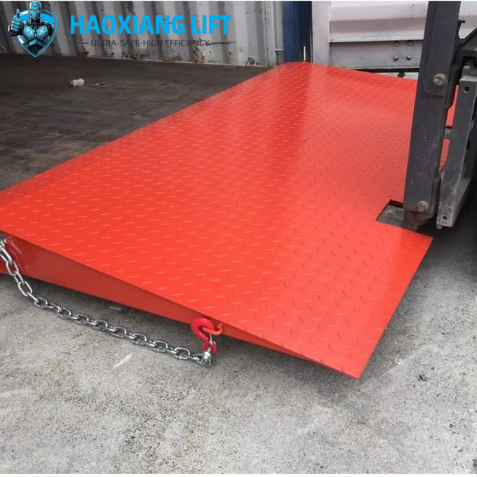 Non-Slip Shipping Container Ramp - 8 Ton Logistics Unloading Ramp